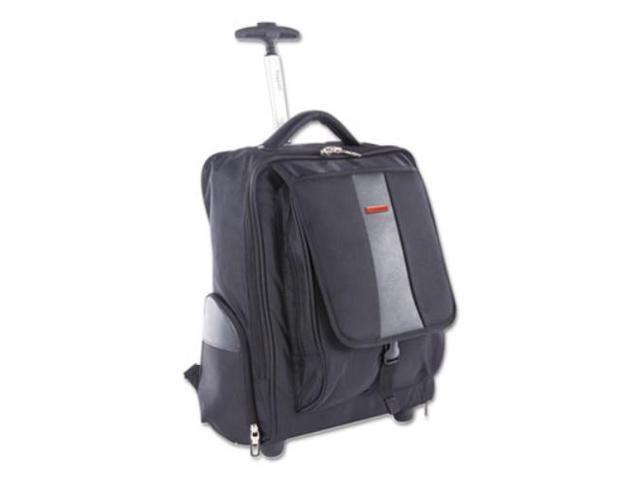 Swiss Mobility Black Litigation Backpack On Wheels, Holds Laptops 15.6 ...