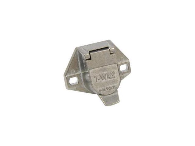 7-Pole Trailer Electrical Socket with Spring Loaded Cover - Newegg.com
