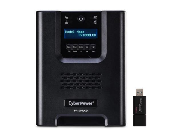 CyberPower PR1000LCD Smart App Sinewave UPS Tower 1000VA/1000W Backup ...