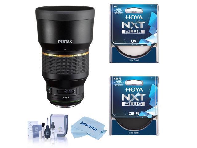 Pentax HD Pentax-D FA 85mm f/1.4 ED SDM AW Lens w/Hoya 82mm UV/CPL ...
