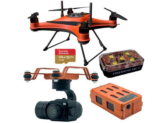 Swellpro SplashDrone 4 Waterproof Drone with 4K 3-Axis Gimbal, Complete ...