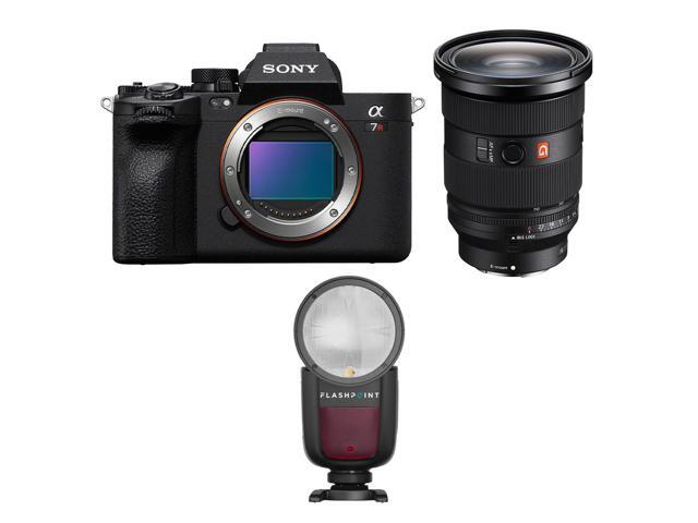 Sony Alpha a7R V Camera with FE 24-70mm f/2.8 GM II Lens, w/External Flash Kit - Newegg.com