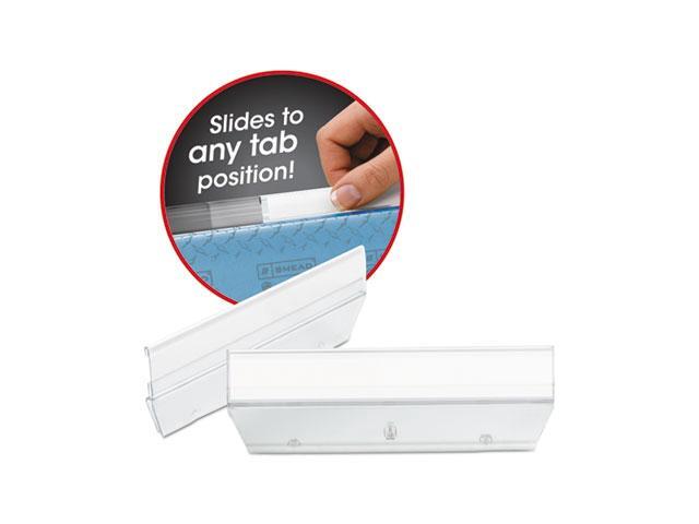Smead Easy Slide Hanging Folder Tab 1/3 Tab 3 1/2 in Clear 18/Pack ...