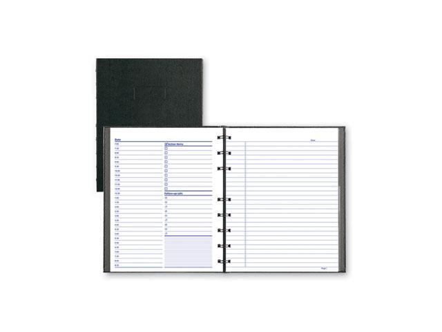 Blueline Notepro Undated Daily Planner, 9.25 X 7.25, Black Cover ...