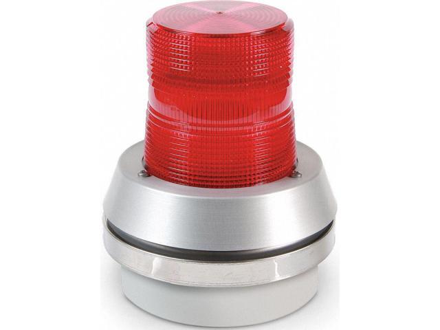 EDWARDS SIGNALING 51XBRFR120A Horn Strobe,Red,Cast Aluminum,120VAC ...