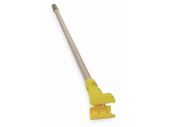 Wet Mop Handle, Clamp Mop Connection Type, Gray, Aluminum, 54" Handle ...