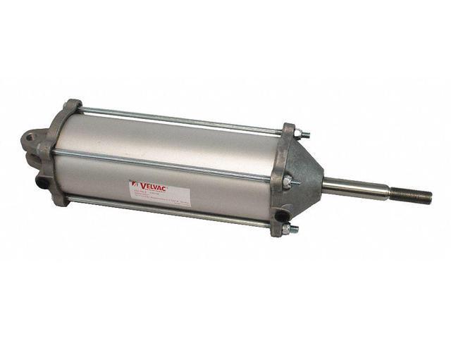 VELVAC 100136 Air Cylinder, 3 1/2 in Bore, 8 17/25 in Stroke, Double ...