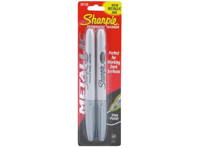 Metallic Sharpie Permanent Fine Point 2/PK Silver 39108PP - Newegg.com