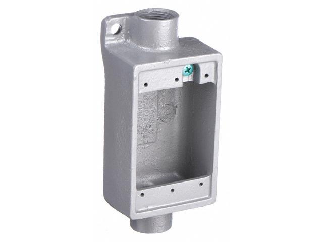 HUBBELL KILLARK FSC-2M Weatherproof Electrical Box, 18 cu in, FSC Box ...
