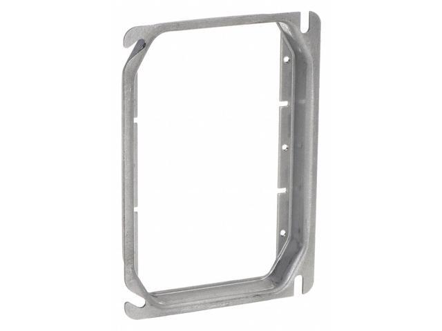 Steel Plaster Ring, For Use With Large Capacity Data Box, 4" Three Gang ...