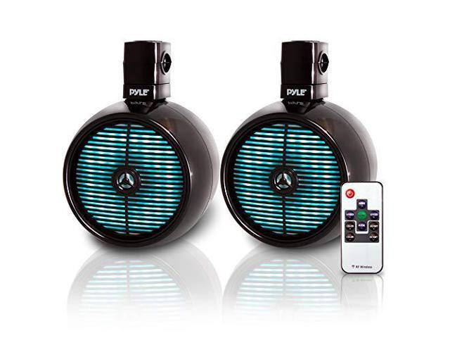 Pyle Marine Speakers - 8 Inch Waterproof IP44 Rated Wakeboard Tower and ...