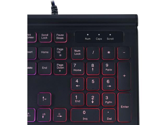 ADESSO Illuminated Gaming Keyboard & Illuminated Mouse Combo AKB-137CB ...