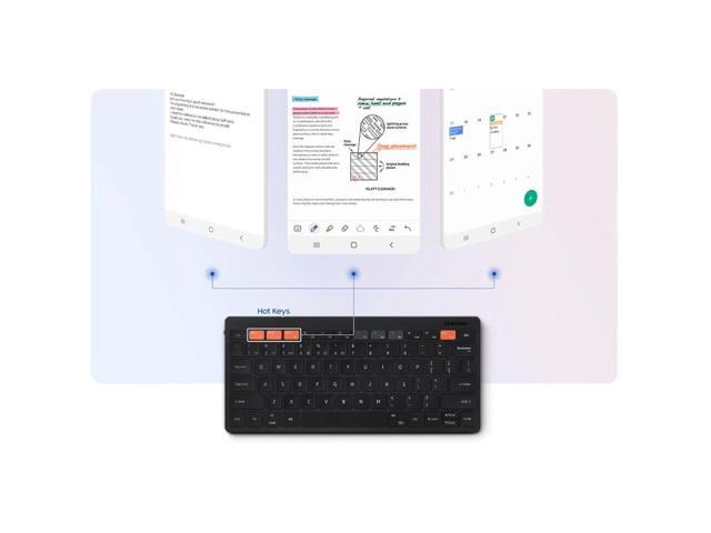 Samsung Official Smart Keyboard Trio 500 (EJ-B3400UBEGUS), Black - US ...