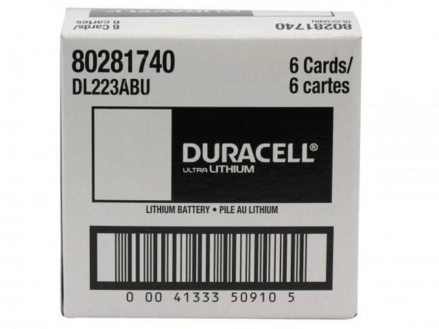 DURACELL DL223ABPK Battery,223,Lithium,6V - Newegg.com