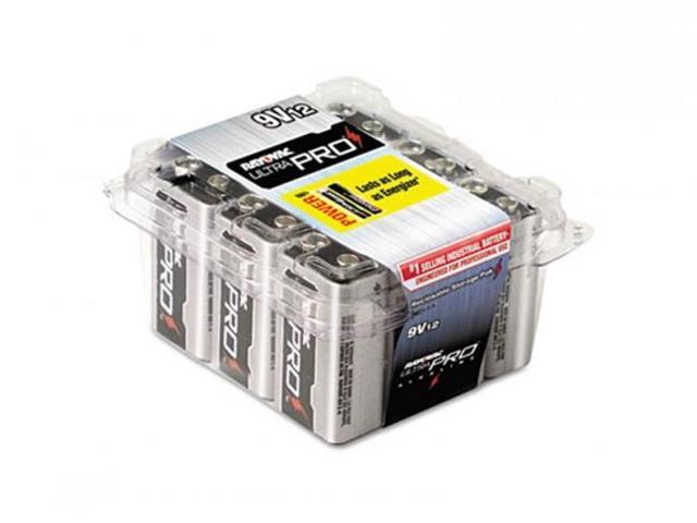 Rayovac UltraPro 9V Alkaline Battery (12-Pack) AL9V-12PPJ - Newegg.com