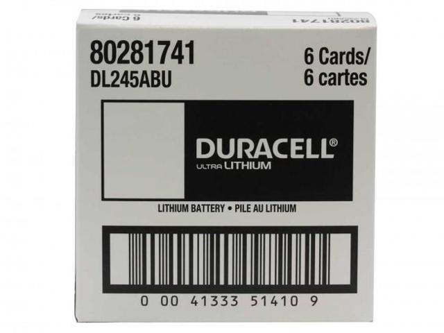 DURACELL DL245 Battery,Size 245,Lithium,6V - Newegg.com