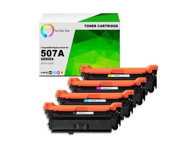 TCT 507A Toner Cartridge 4 Pack - Premium Compatible Replacement for HP ...