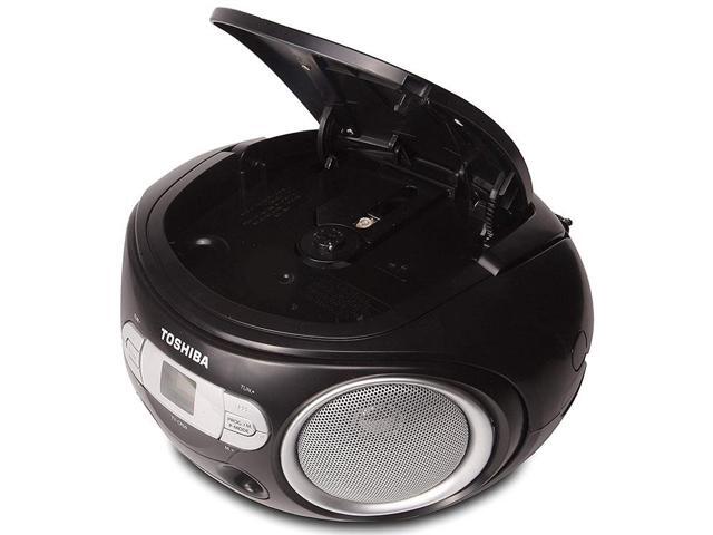 Toshiba Portable CD Boombox with AM/FM Stereo and Aux Input TY-CRS9 ...