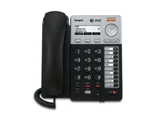 AT&T - SB35025 - Syn248 SB35025 Corded Deskset Phone System, For Use ...