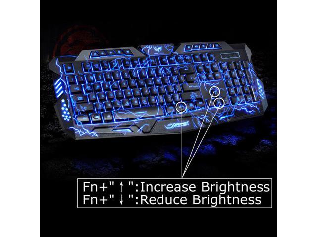 English Version Waterproof Backlight LED Professional Gaming Keyboard ...