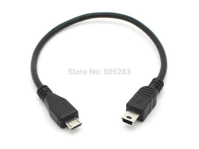 Micro USB to Mini USB Male Cable Adapter Converter USB Charger Data ...