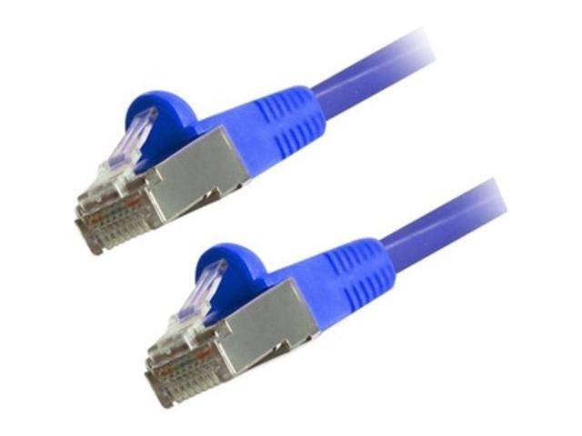 Comprehensive CAT6STP-50BLU 50 ft. Snagless Shielded Ethernet Cable ...