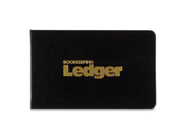National Four-Ring Ledger Binder Kit Black 8.5 x 5 100 Sheets/Book ...