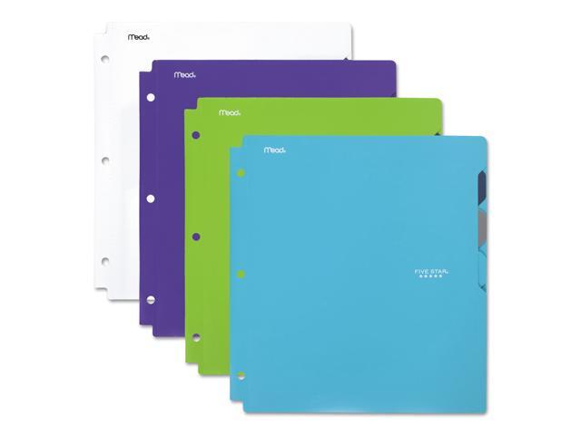 Mead 4-pocket Folder - Letter - 8 1/2" x 11" Sheet Size - 4 Inside Left ...