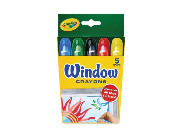 Crayola Washable Window Crayons, 5/Set 529765 - Newegg.com