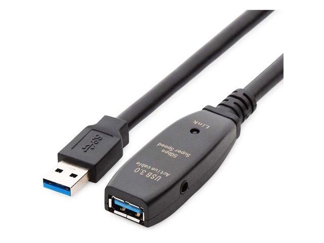 4XEM 25M Active USB 3.0 DC power input Extension Cable - 82.02 ft USB ...