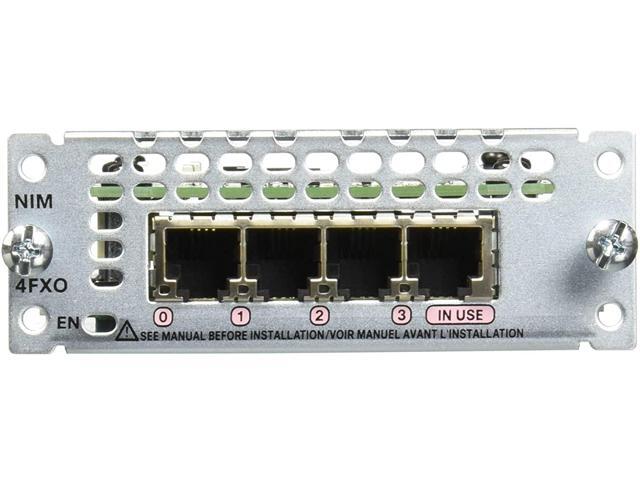 Cisco Small Business NIM-4FXO= 4 Port Interface Mod FXO Uni - Newegg.com