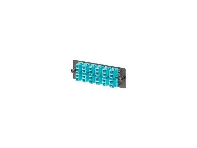 Panduit Opticom - Patch panel - LC MM X 12 - black, aqua - Newegg.com