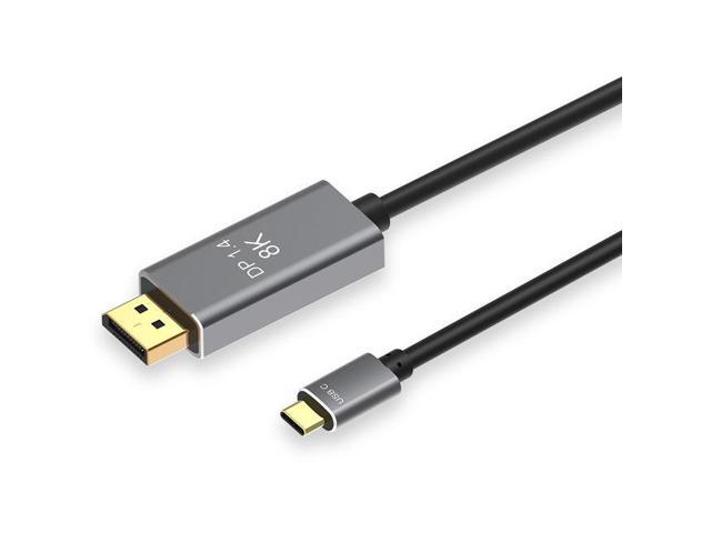 4xem 4XTPC028B2M 6.56 ft. (2.0m) 8K/4K USB-C to DisplayPort Cable ...