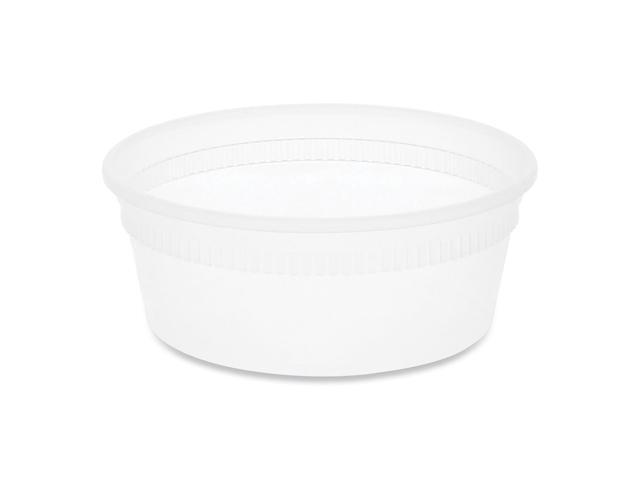 Pactiv L5008Y DELItainer 8 oz. Microwavable Round Takeout Container ...