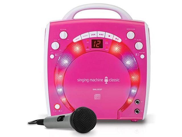 The Singing Machine SML283P Portable Karaoke Systems (Pink) - Newegg.com