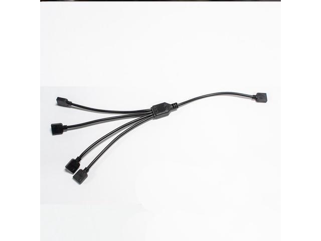 ModMyMods 3-Pin Female Addressable RGB LED Strip 4-Way Splitter Cable ...