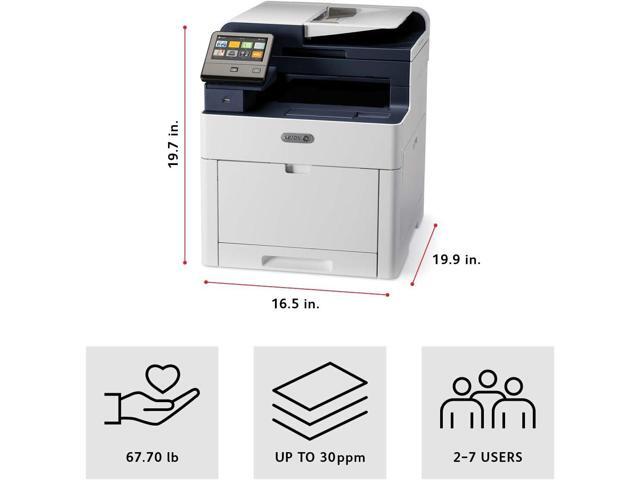 Refurbished: Xerox Workcentre 6515/DNI Color Multifunction Printer ...