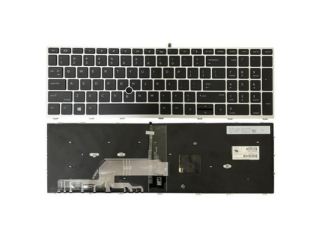 US for HP ProBook 650 G4 G5 Laptop Keyboard US Backlit Silver L09593 ...