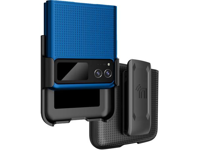 Blue Hard Case Cover and Belt Clip Holster for Motorola RAZR 2023 (aka ...