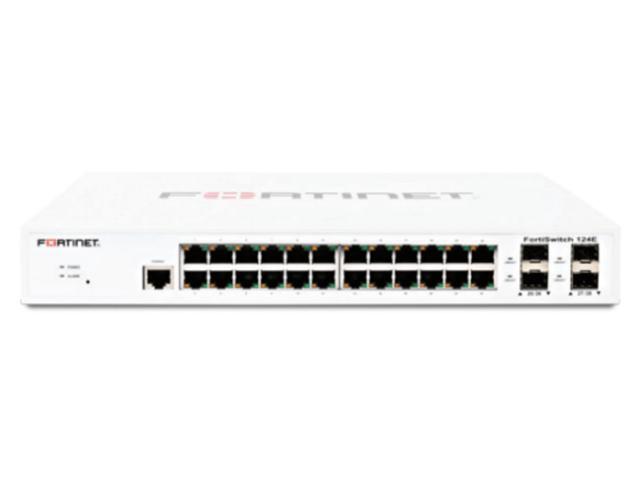 Fortinet FortiSwitch FS-124E Layer 2 FortiGate Switch 24xGE RJ45 LAN ...
