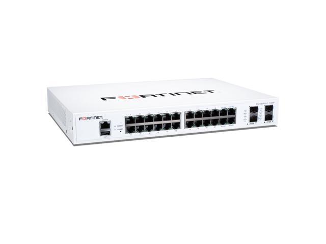 Fortinet FS-124F FortiSwitch-124F 4x GE port + 4x SFP port + 1x RJ45 ...