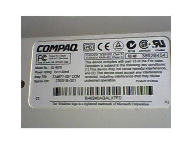 Compaq KU-9978 234677-007 239919-001 USB Keyboard - Newegg.com