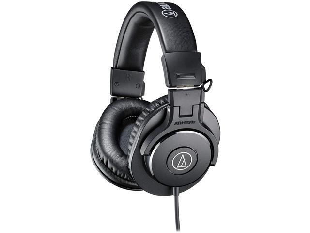 Audio-Technica ATH-M30x Professional Studio Monitor Headphones, Black ...