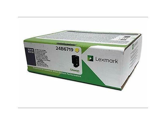 Yellow Toner Cartridge for Lexmark 24B6719 XC4140, XC4150, Genuine ...