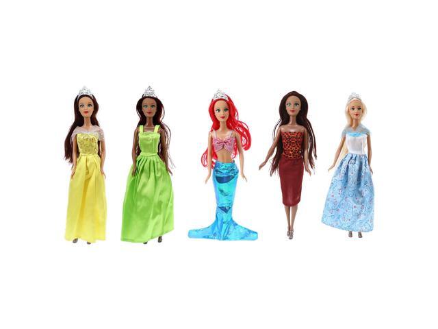 5 Pack Princess Doll Set 11.5 inch - Newegg.com
