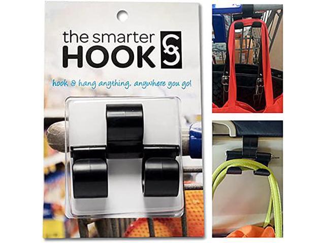 697508001 SMARTER HOOKS 4-PACK Strong Durable Multi-Use Hook - Black ...