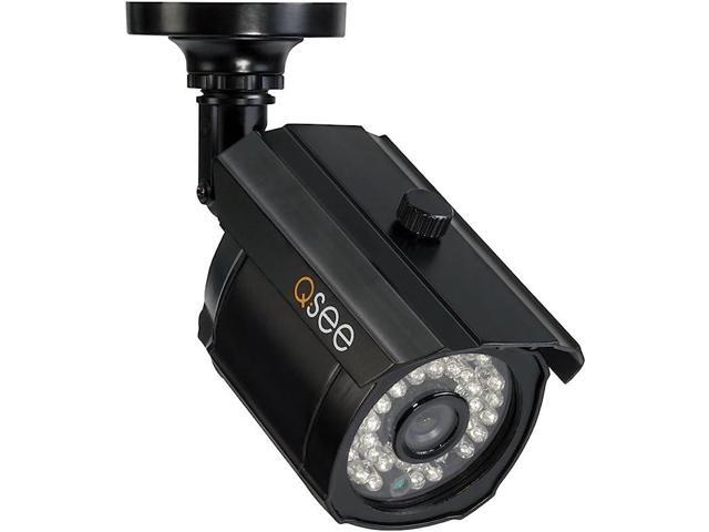 Refurbished: Q-See QM1201B 900TV Lines of Resolution Analog Bullet Security Camera - Black ...