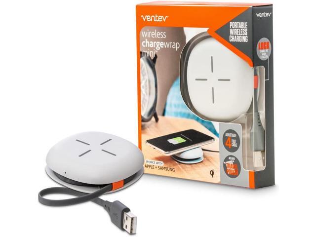 Ventev 5W Wireless ChargeWrap Mini Adjustable 4ft cable WCWMINIVNV - White - Newegg.com