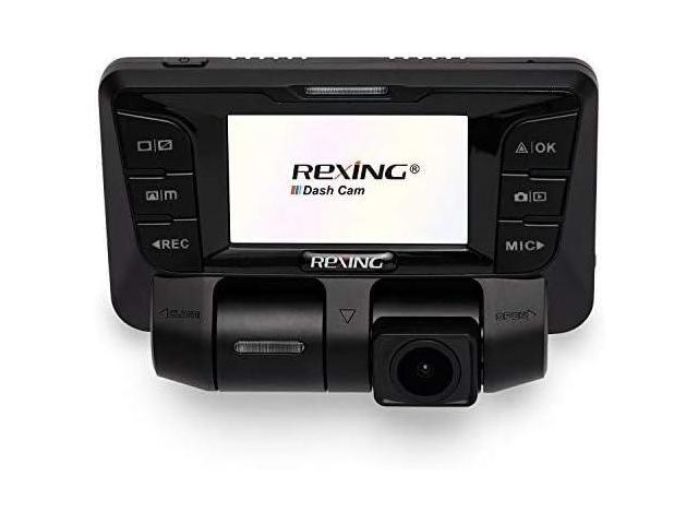 Refurbished: Rexing V2 Front + Back Dual Camera 1080p FHD Wi-Fi Ultra ...