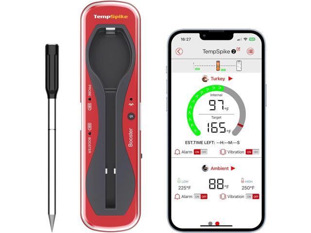 Refurbished: ThermoPro TempSpike Bluetooth Grill Thermometer with Wire ...